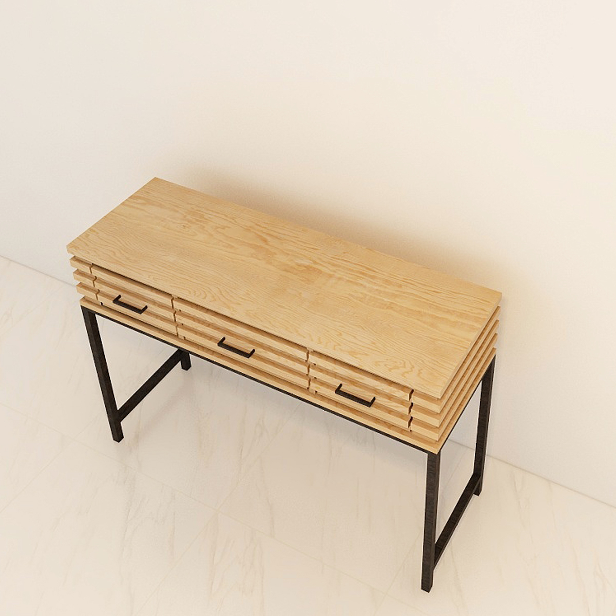 Logan console table jamie 3D - TurboSquid 1562293