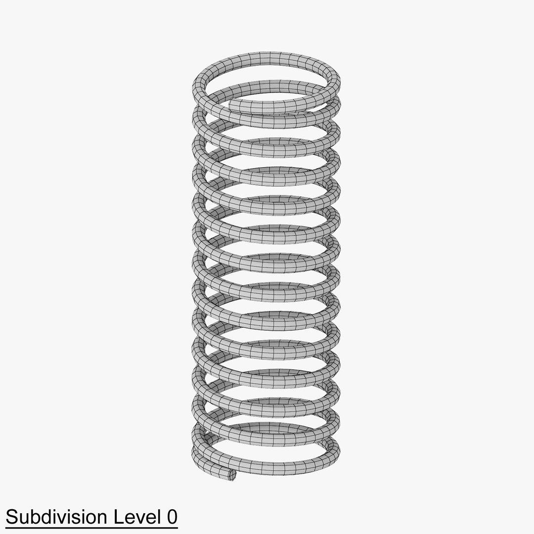 Metal Spring - 3D Model - TurboSquid 1421677