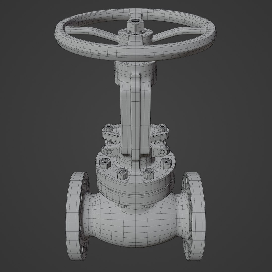 3D Industrial Valve Model - TurboSquid 2081701