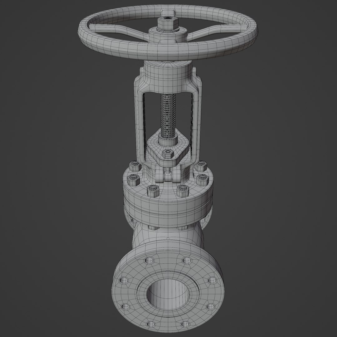 3D Industrial Valve Model - TurboSquid 2081701