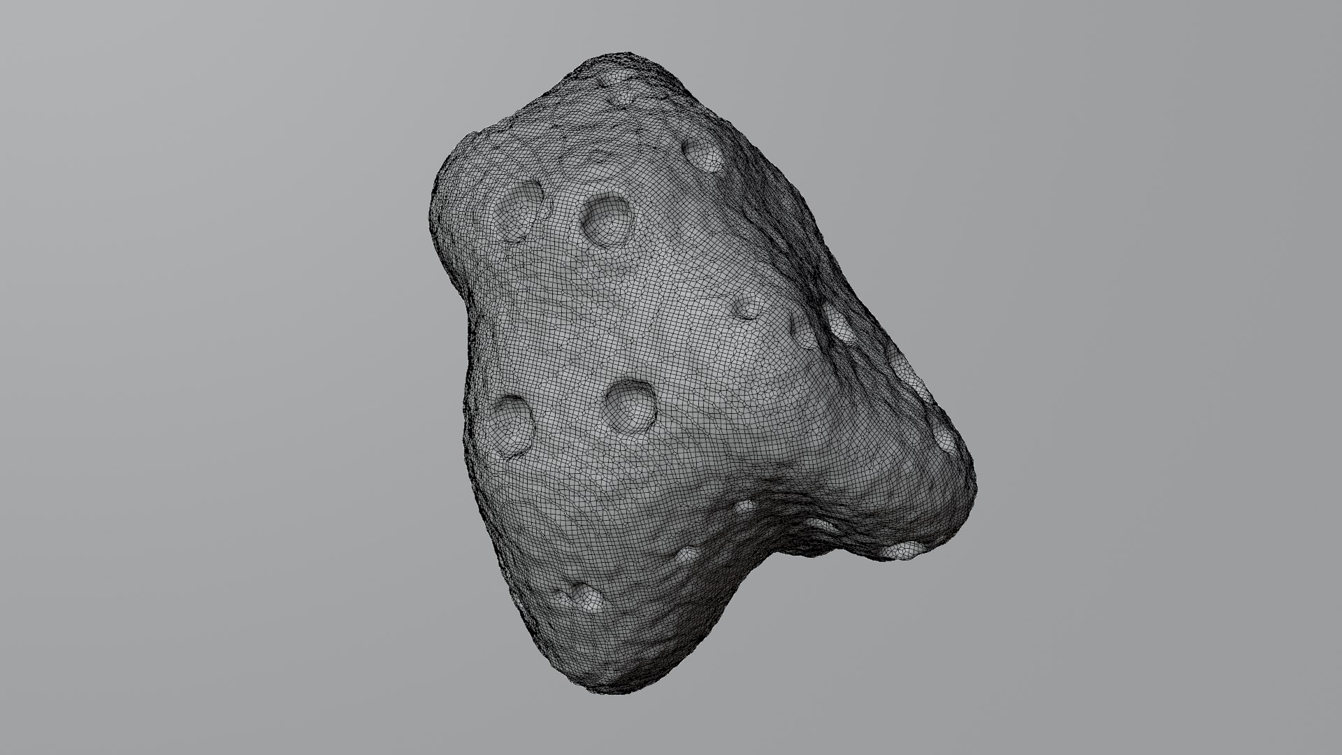 Detailed Asteroid Space Rocks High-poly Set 4 Model - TurboSquid 2101493