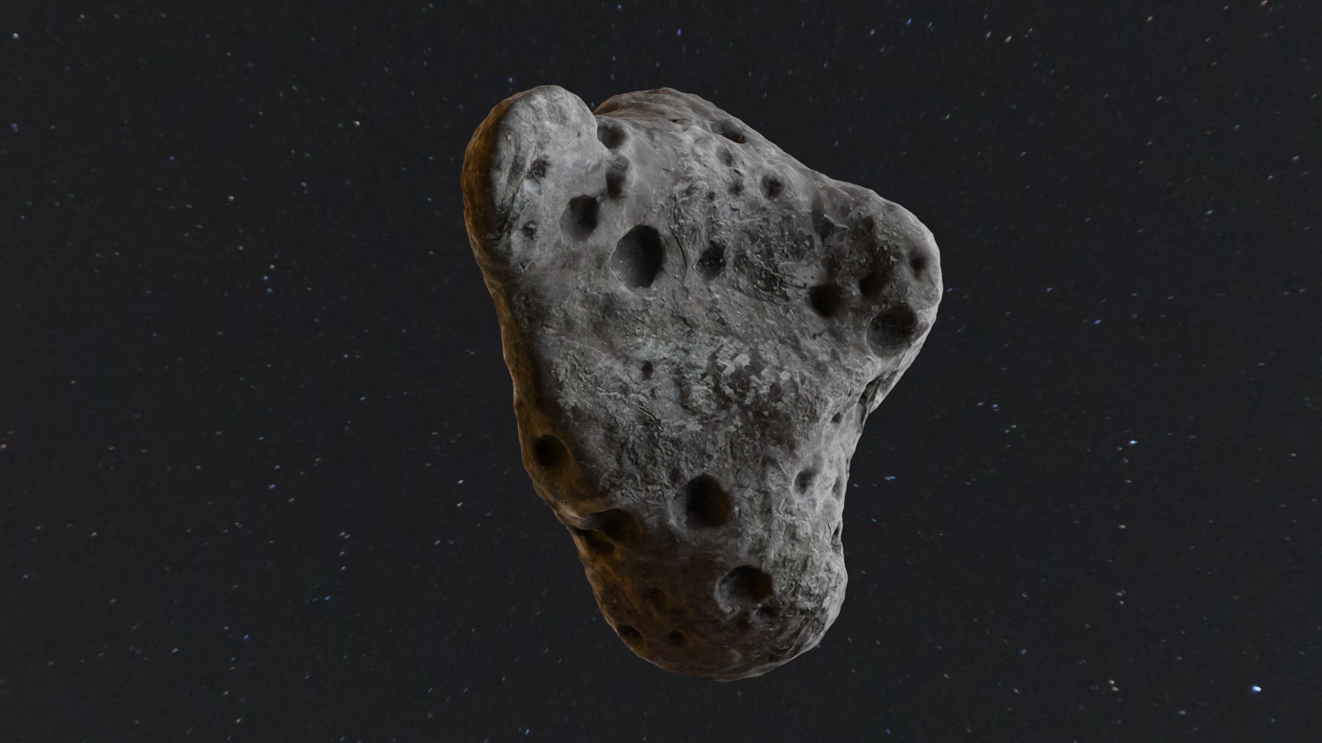 Detailed Asteroid Space Rocks High-poly Set 4 Model - TurboSquid 2101493