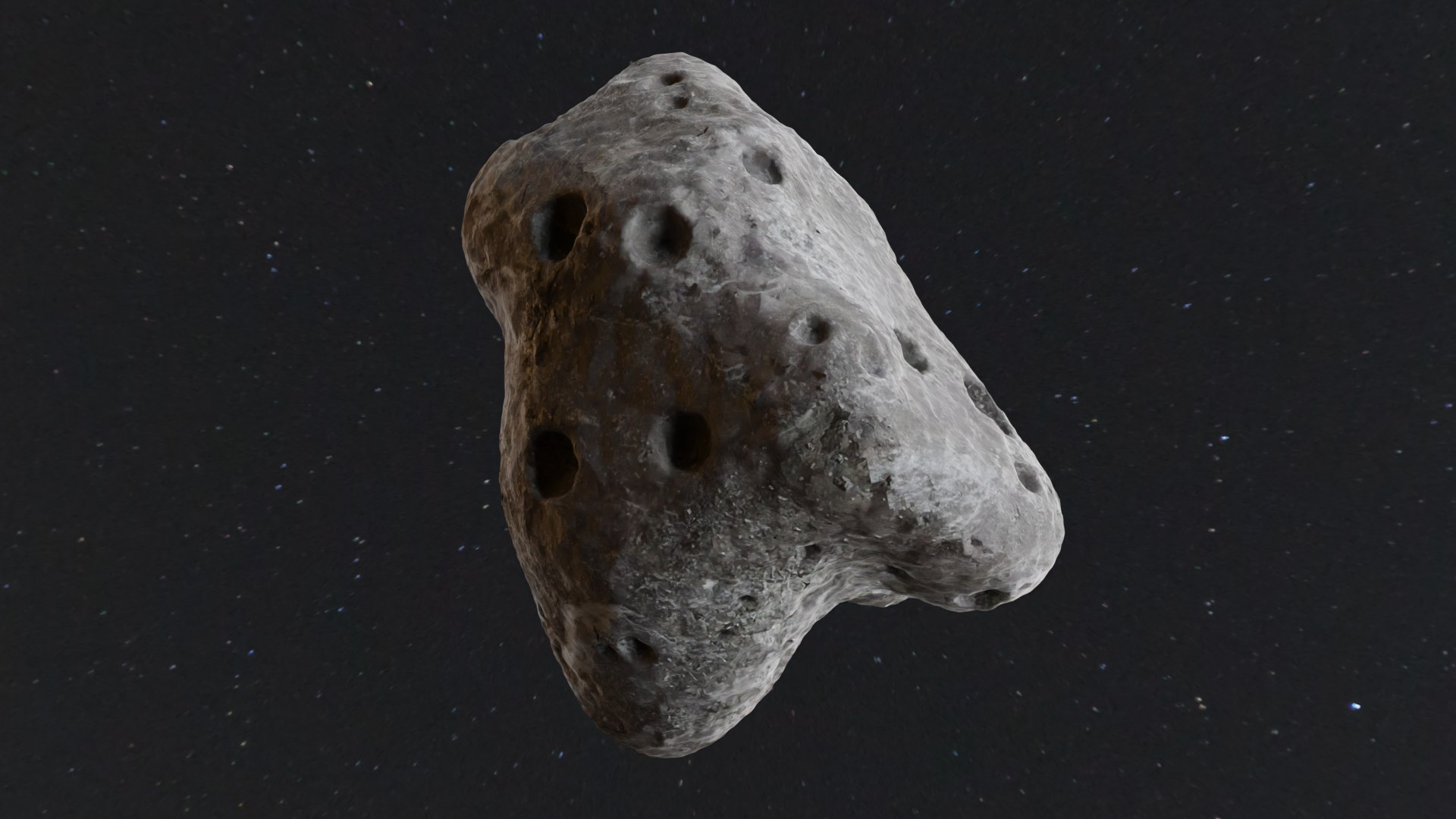 Detailed Asteroid Space Rocks High-poly Set 4 Model - TurboSquid 2101493
