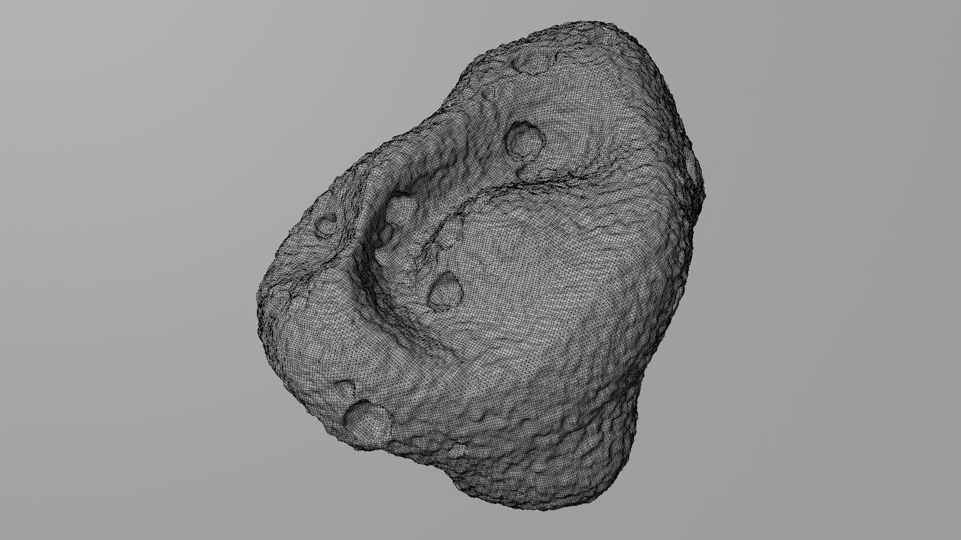 Detailed Asteroid Space Rocks High-poly Set 4 Model - TurboSquid 2101493