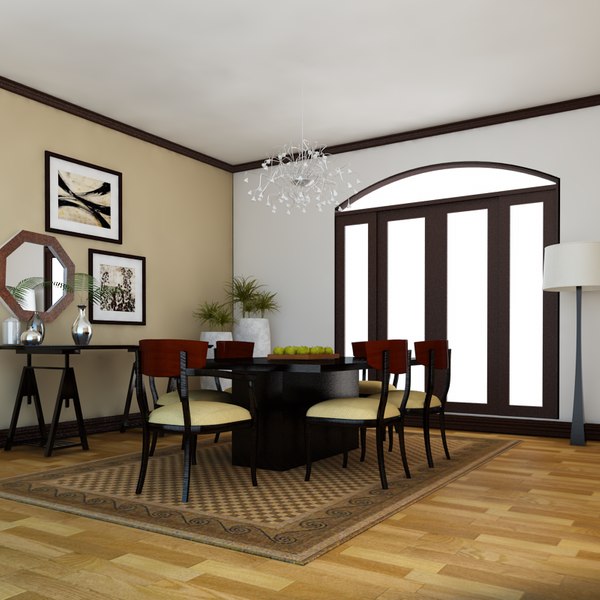 Animated Dining Table 3D Models for Download | TurboSquid