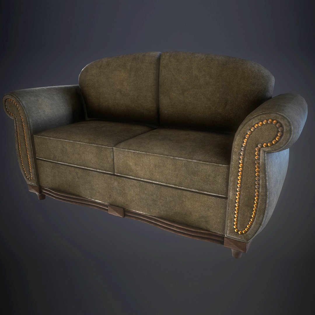 Dirty Sofa 3D Model - TurboSquid 1258248