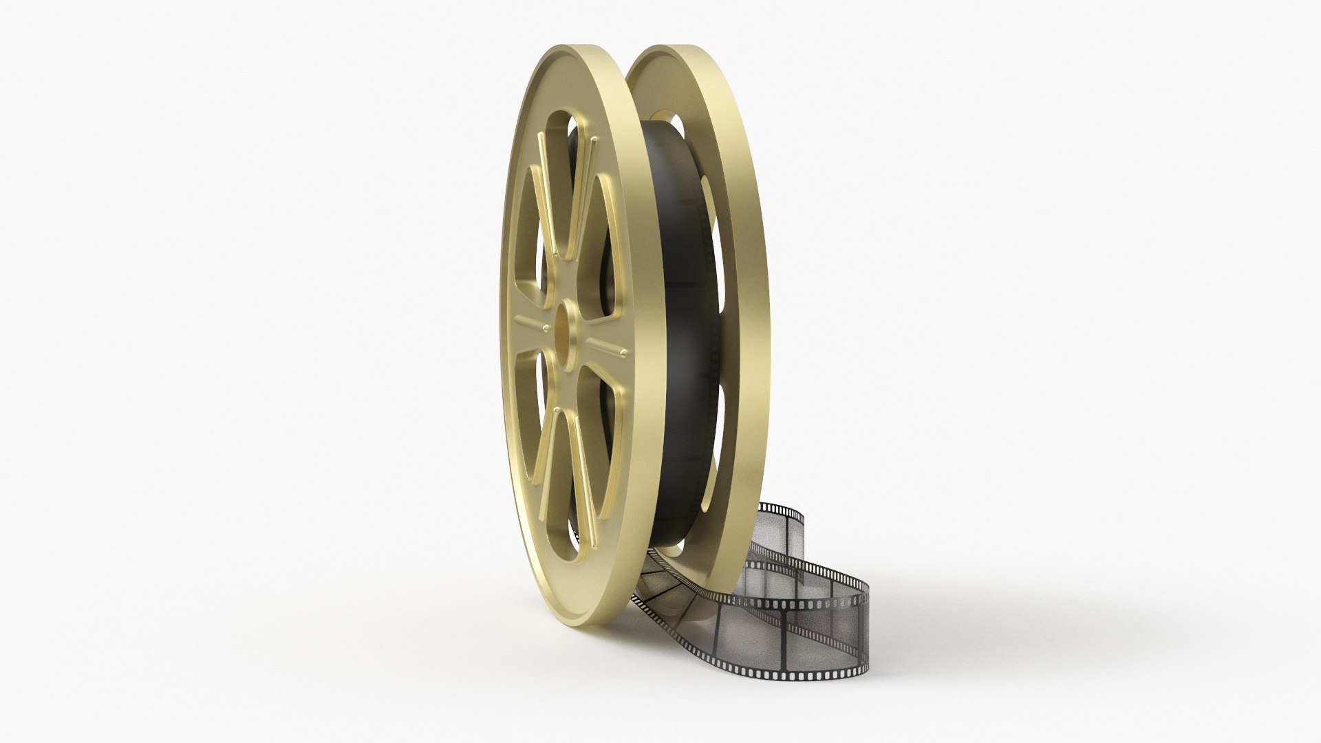 3D Film Reel 02 - TurboSquid 2189703