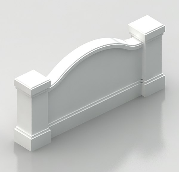 3d monument sign model