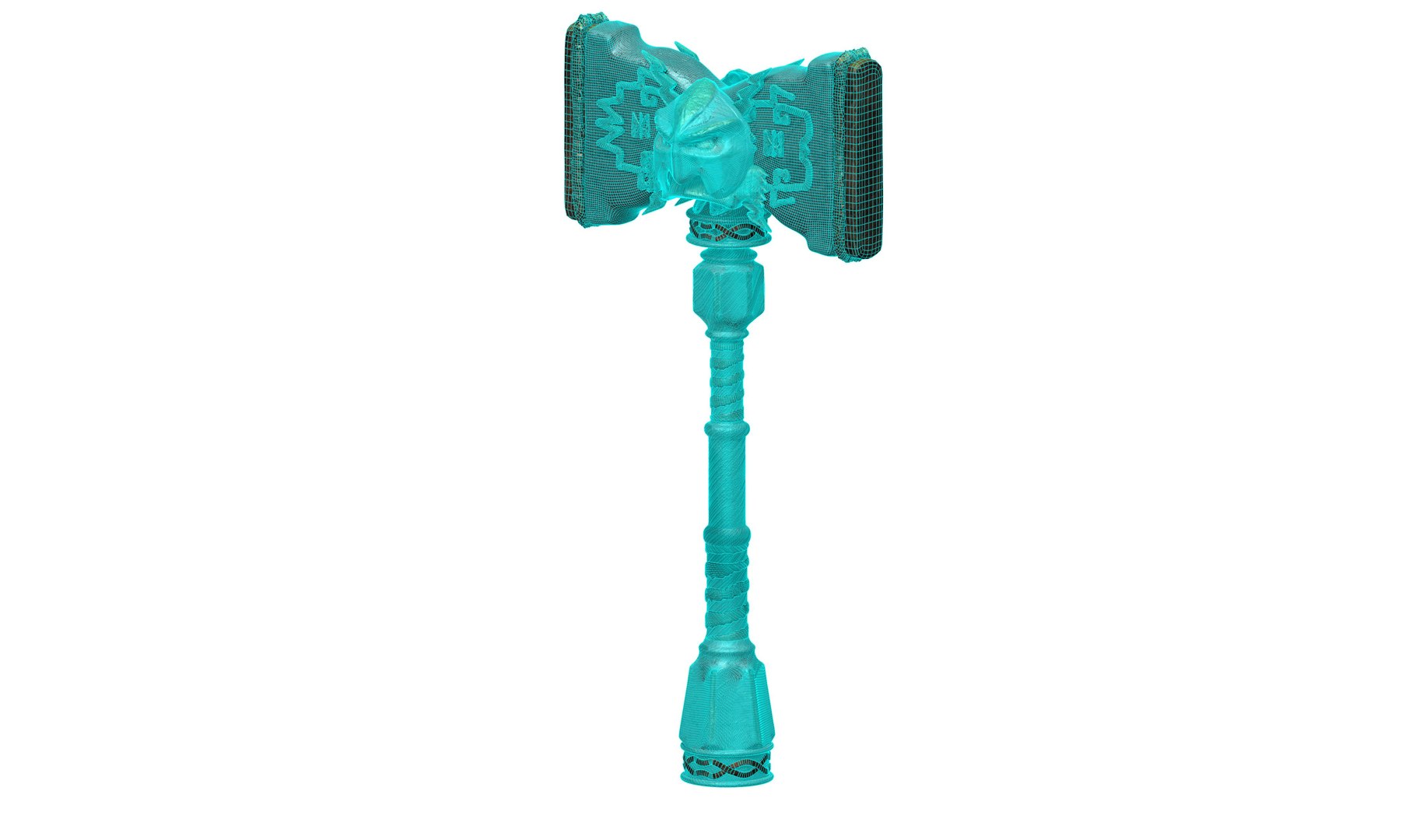 Dwarf Hammer Game Asset 3D Model - TurboSquid 2220510