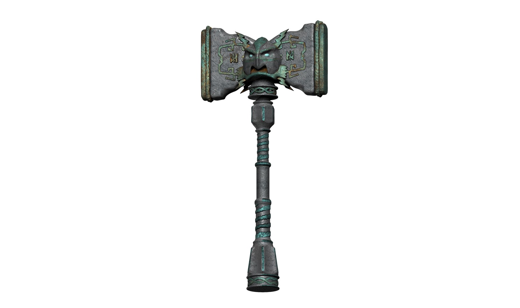 Dwarf Hammer Game Asset 3D Model - TurboSquid 2220510