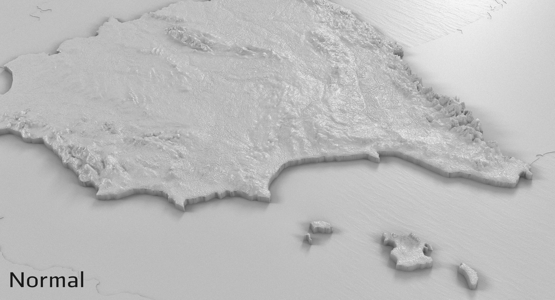 Spain Topographic Map 3D Model - TurboSquid 2334779