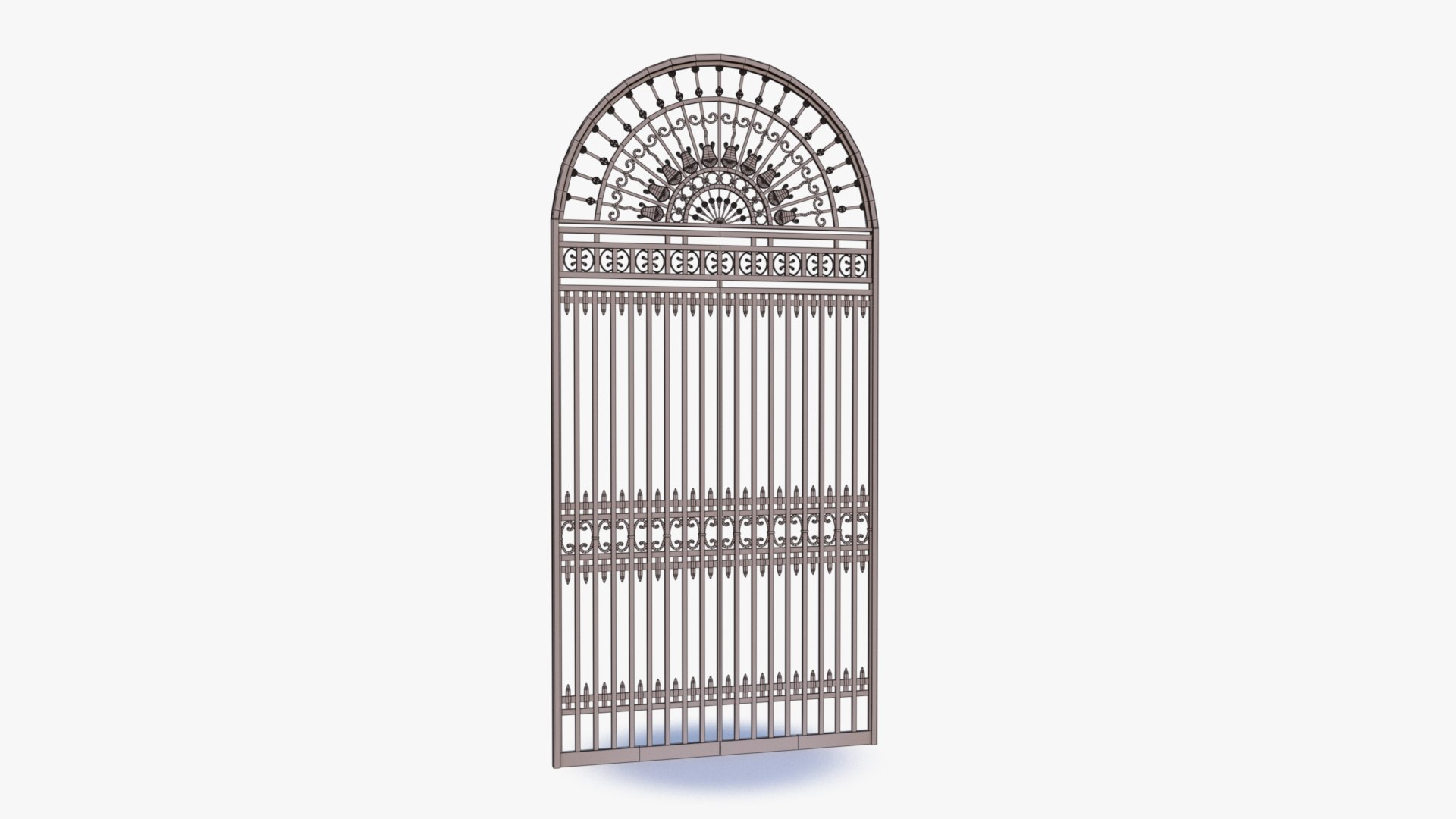 Iron Gate 0001 3D Model - TurboSquid 1884615