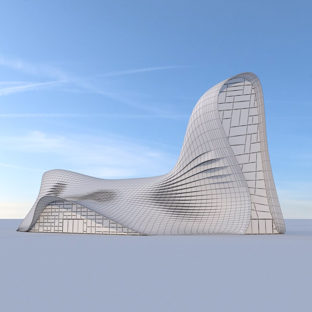 Futuristic Building 3D Model - TurboSquid 1185425