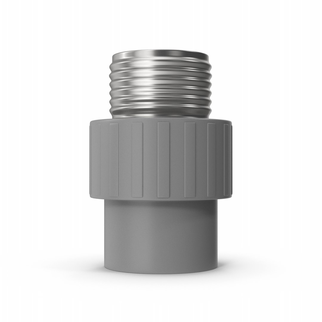 3D Male Threaded Coupling Model - TurboSquid 1967506
