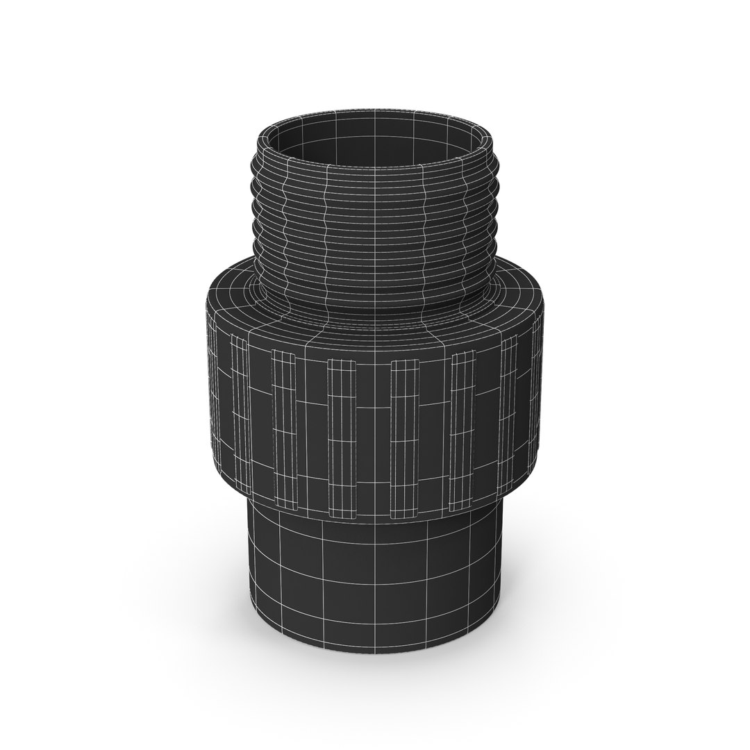3D Male Threaded Coupling Model - TurboSquid 1967506