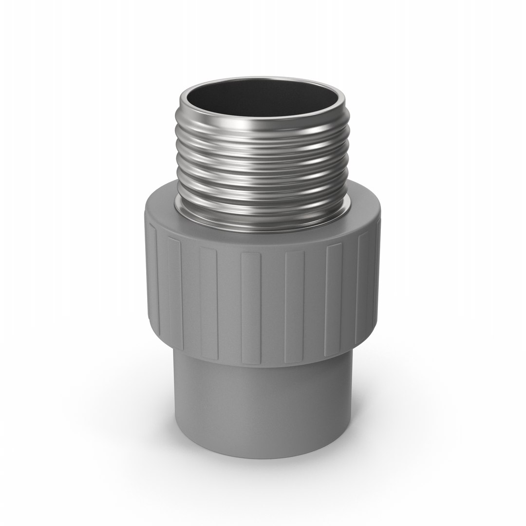 3D Male Threaded Coupling Model - TurboSquid 1967506