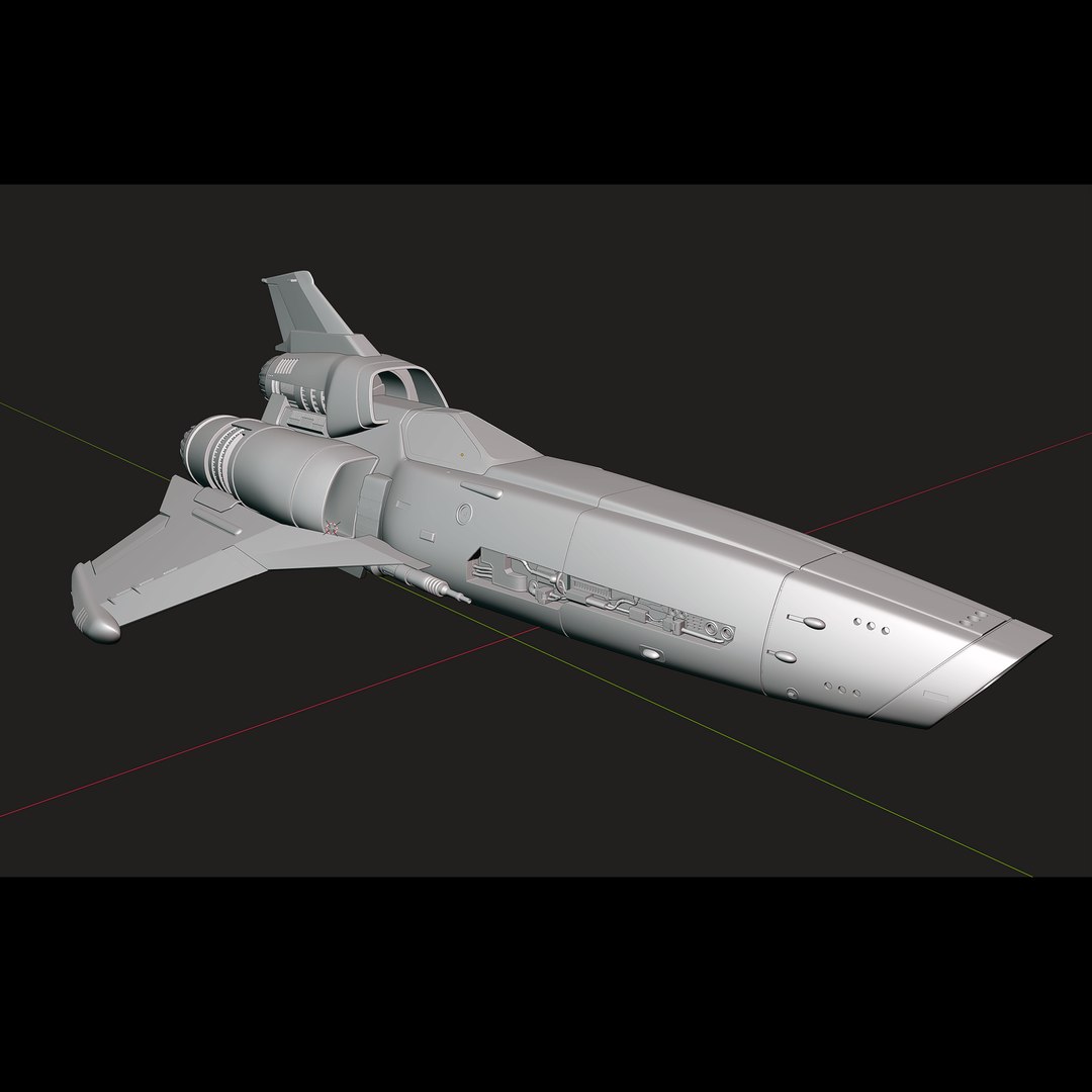 3D Space Fighter Model - TurboSquid 2379913