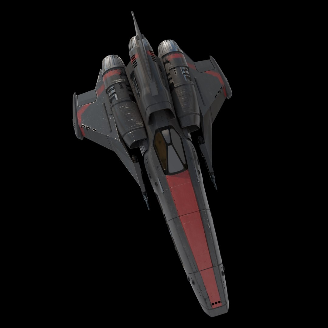 3D Space Fighter Model - TurboSquid 2379913