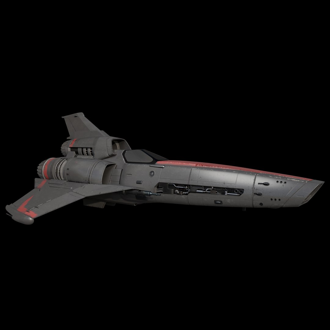 3D Space Fighter Model - TurboSquid 2379913