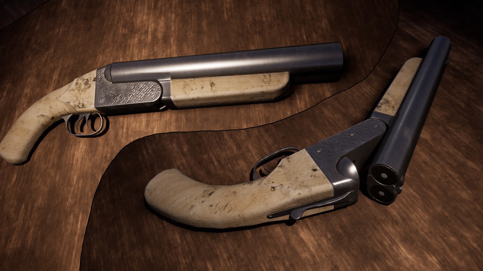 High-Quality Sawn-Off Shotgun Model - TurboSquid 2214795