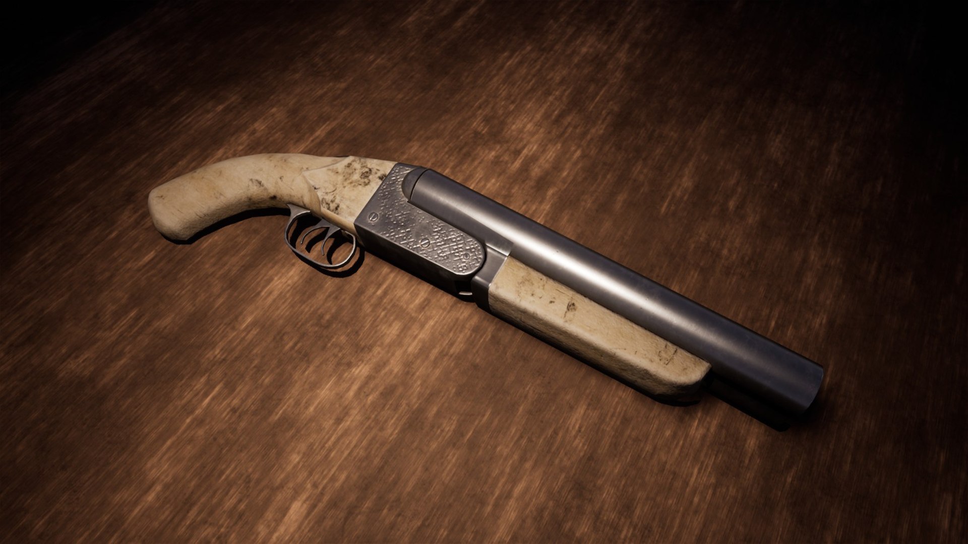 High-Quality Sawn-Off Shotgun Model - TurboSquid 2214795