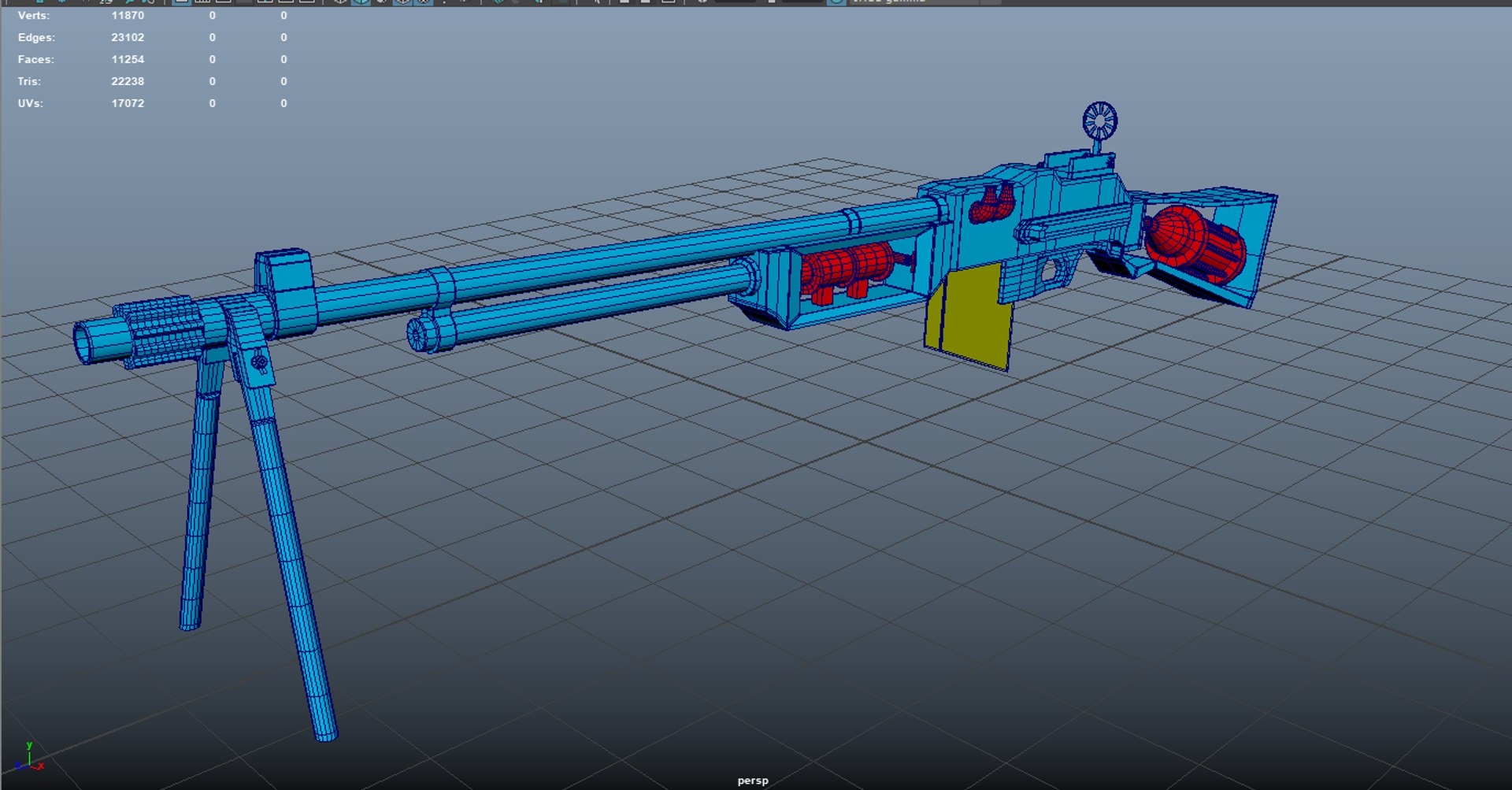 Steampunk Browning Automatic Rifle 3D - TurboSquid 1603868