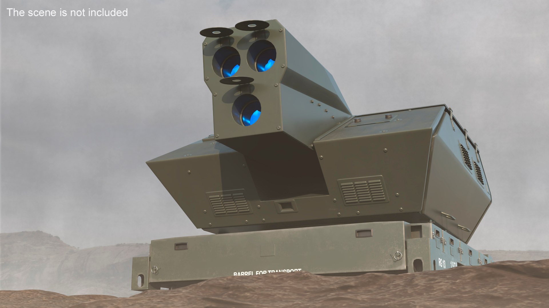 Skynex Laser Air Defense System Green Rigged 3D - TurboSquid 2202551