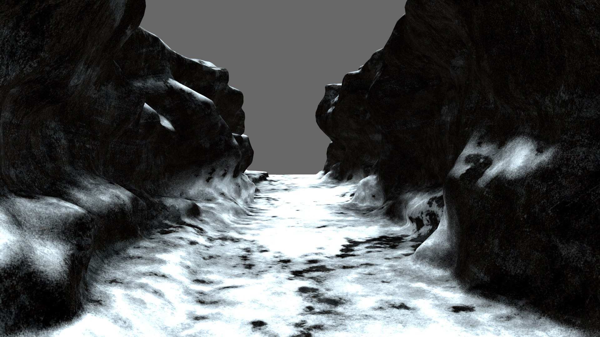 Canyon Snow Model - TurboSquid 1213781