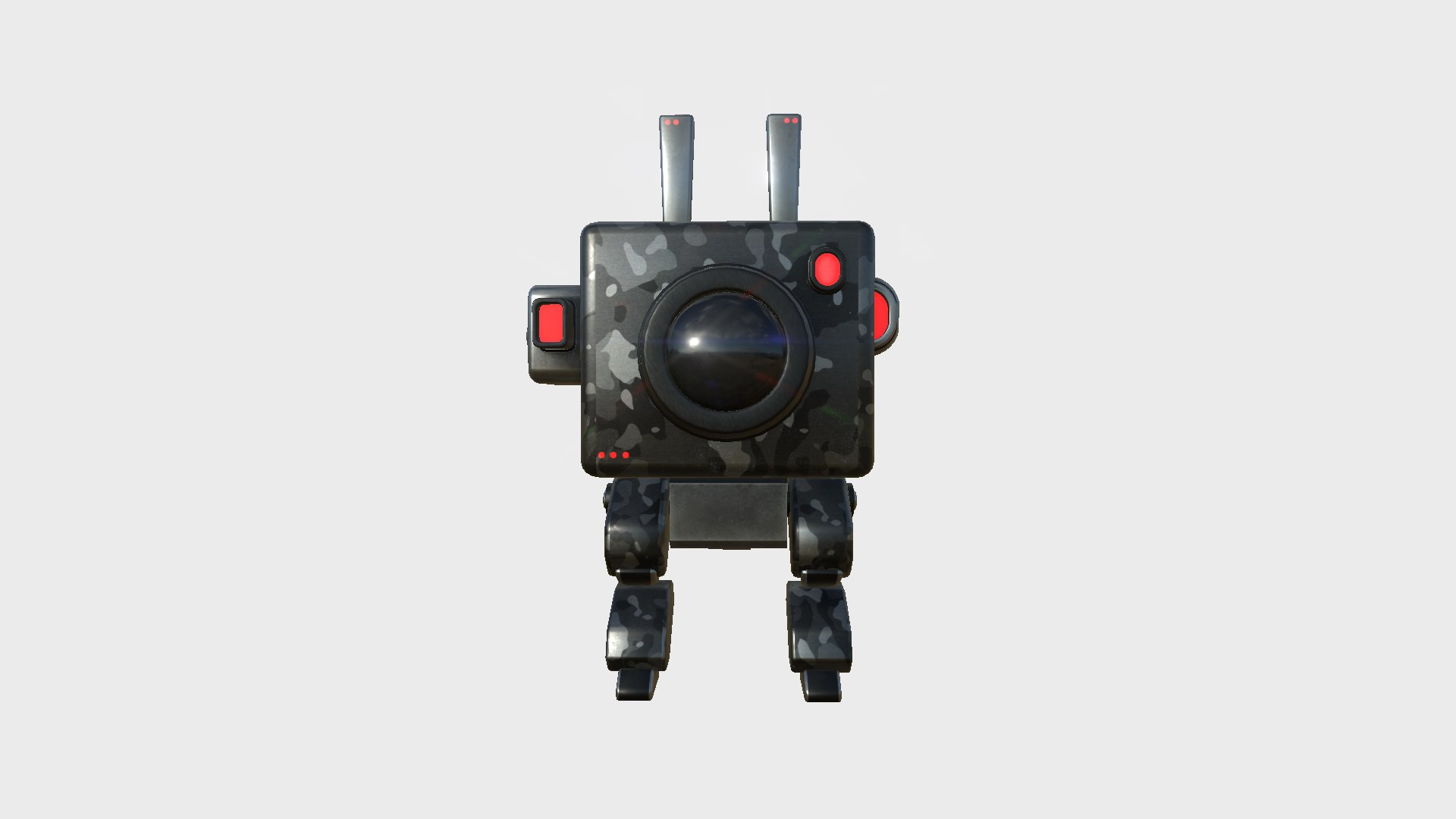 3D Robot C6 Camouflage - Sentinel Character SciFi Design - TurboSquid ...