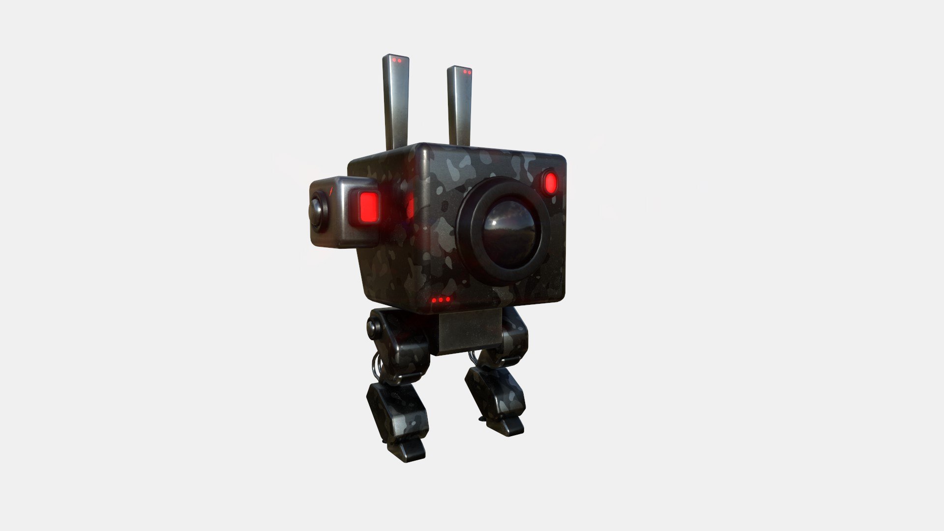 3D Robot C6 Camouflage - Sentinel Character SciFi Design - TurboSquid ...