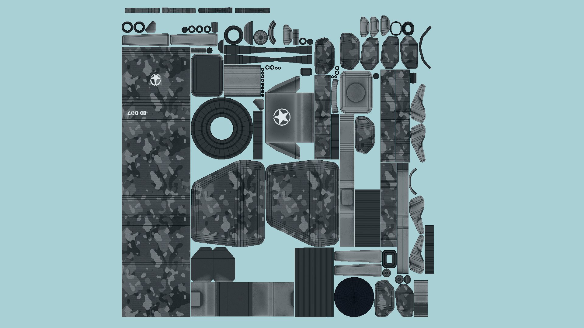 3D Robot C6 Camouflage - Sentinel Character SciFi Design - TurboSquid ...