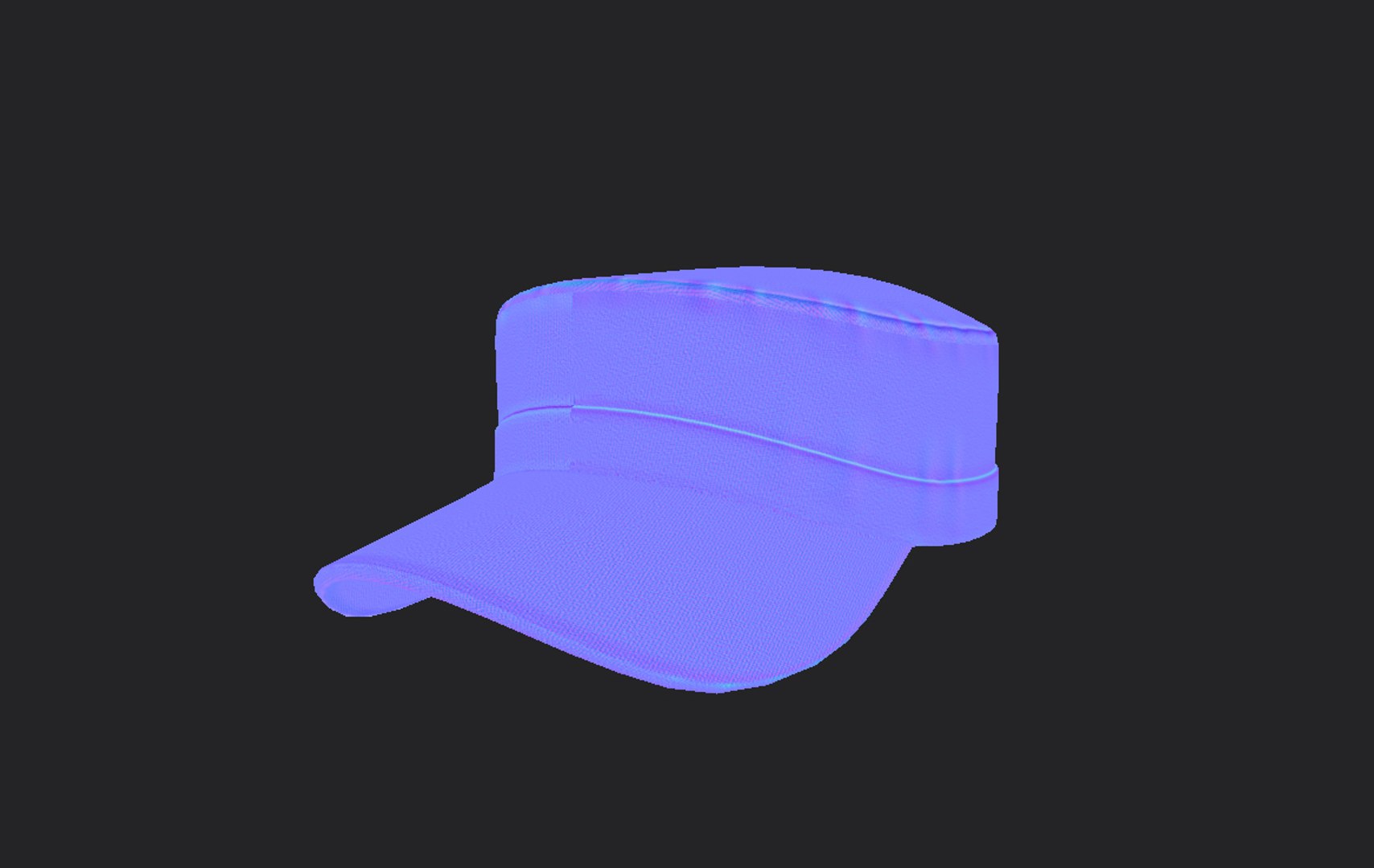 3D Model Black Patrol Cap - TurboSquid 1624951