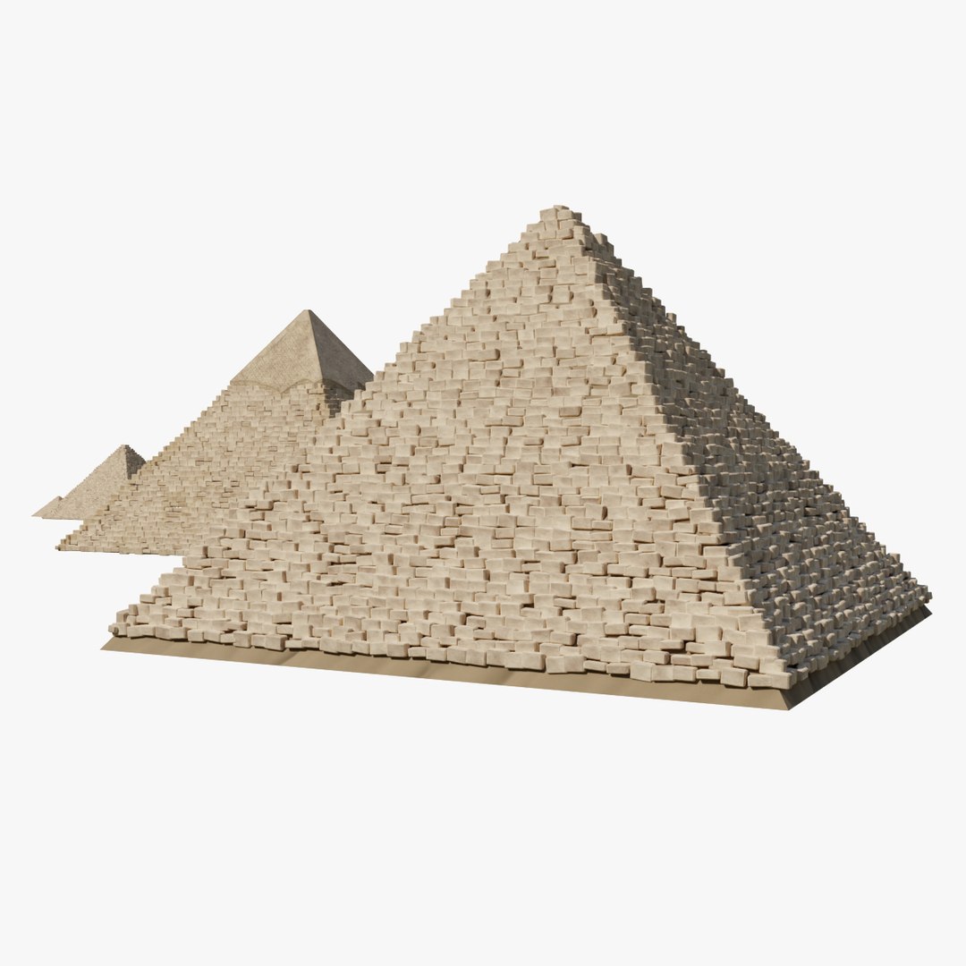 The Pyramids of Giza 3D model - TurboSquid 2095629