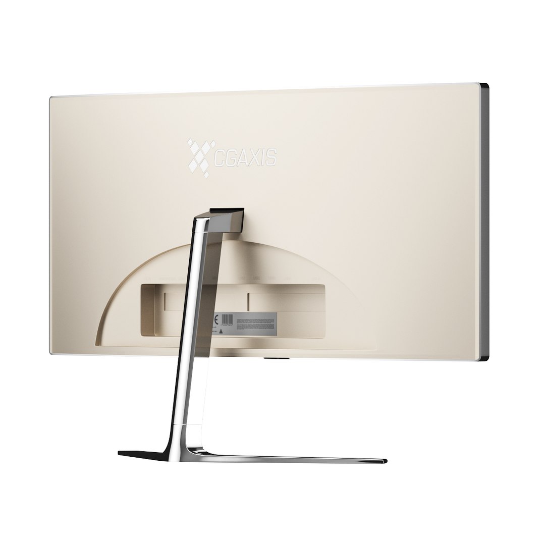3d panoramic computer monitor model