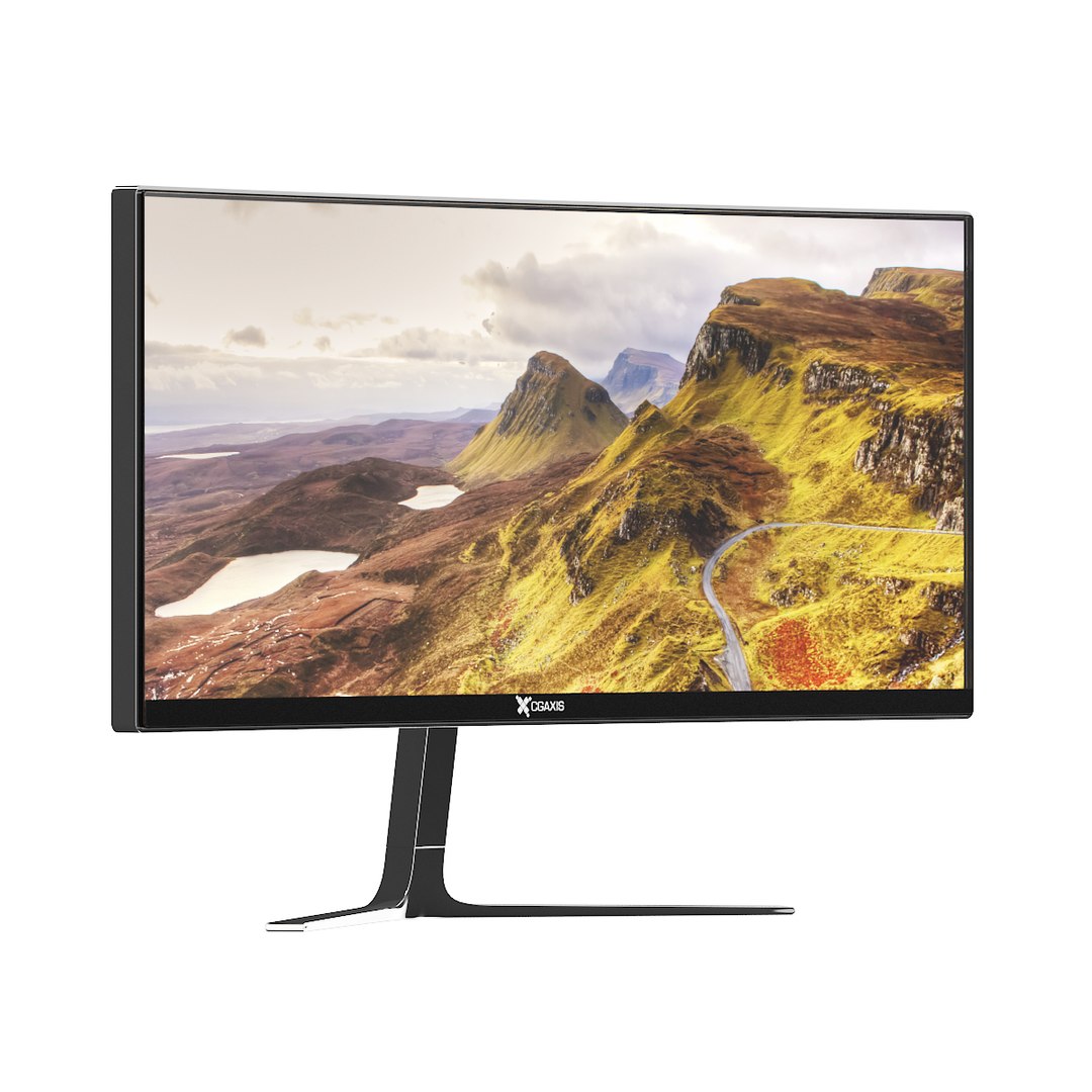 3d panoramic computer monitor model