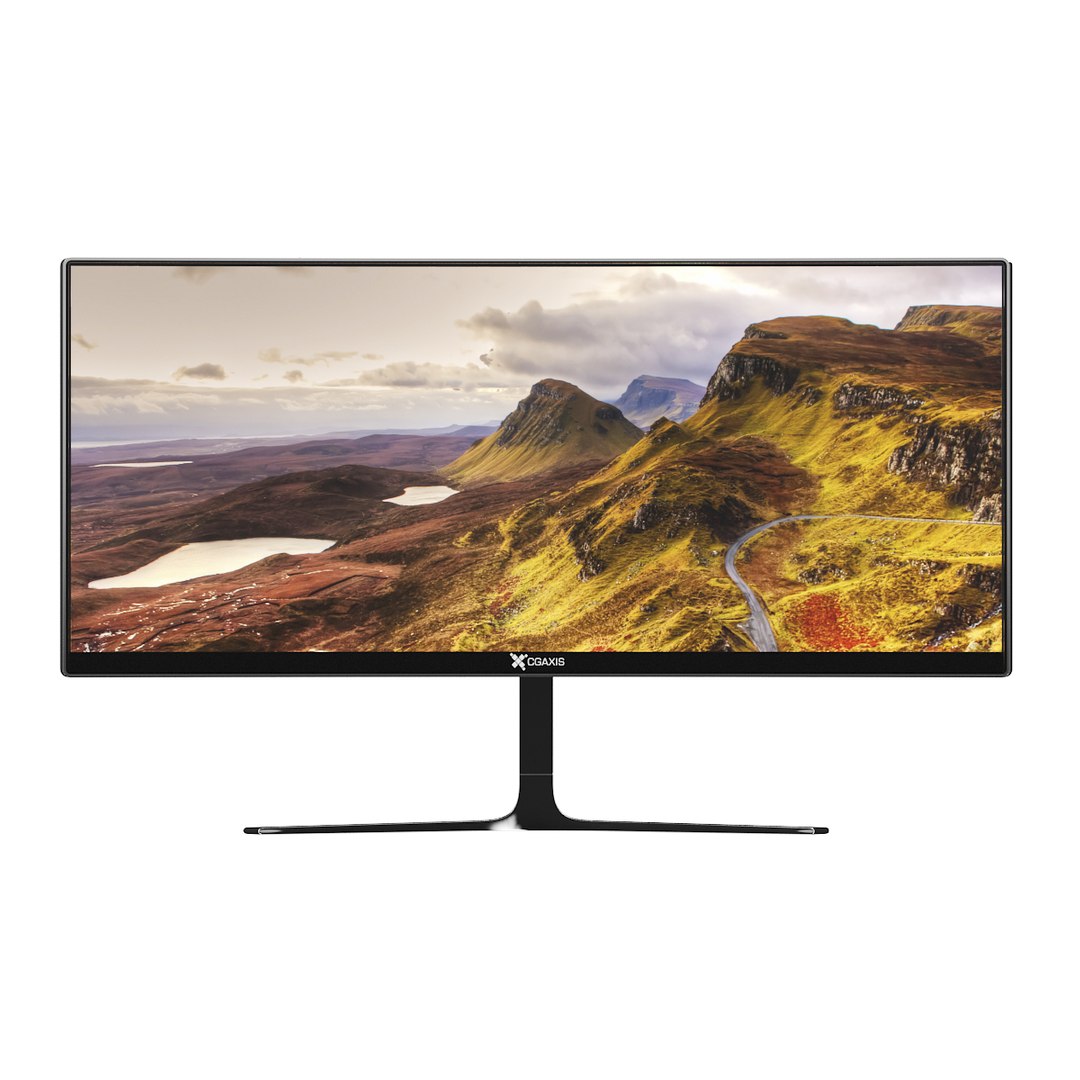 3d panoramic computer monitor model