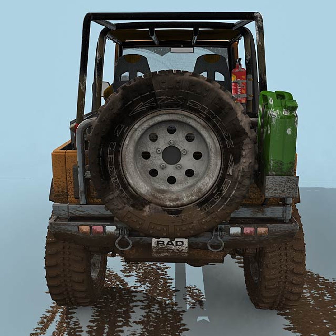 suzuki samurai car tuning 3d model