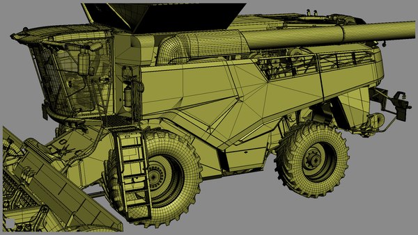 modelo 3d Cosechadora de ruedas CLAAS LEXION 8900 - TurboSquid 2024753