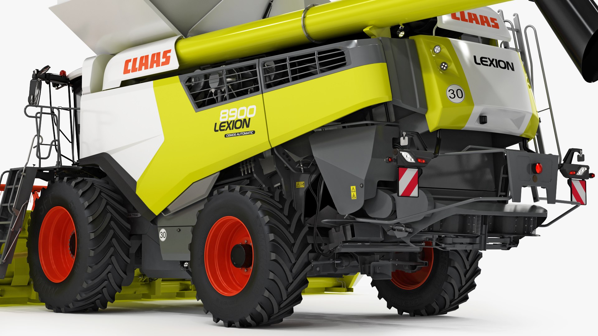3D CLAAS LEXION 8900 Wheeled Combine Harvester - TurboSquid 2024753