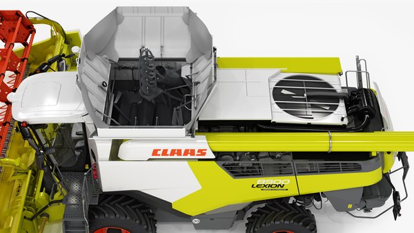 modelo 3d Cosechadora de ruedas CLAAS LEXION 8900 - TurboSquid 2024753