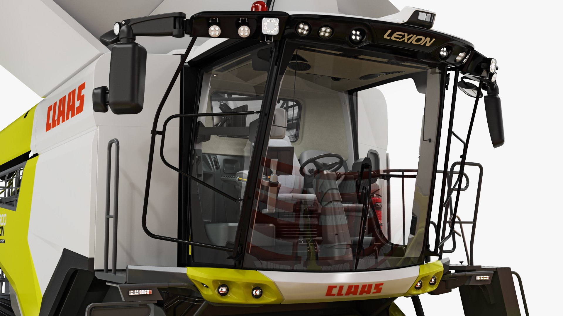 3D CLAAS LEXION 8900 Wheeled Combine Harvester - TurboSquid 2024753