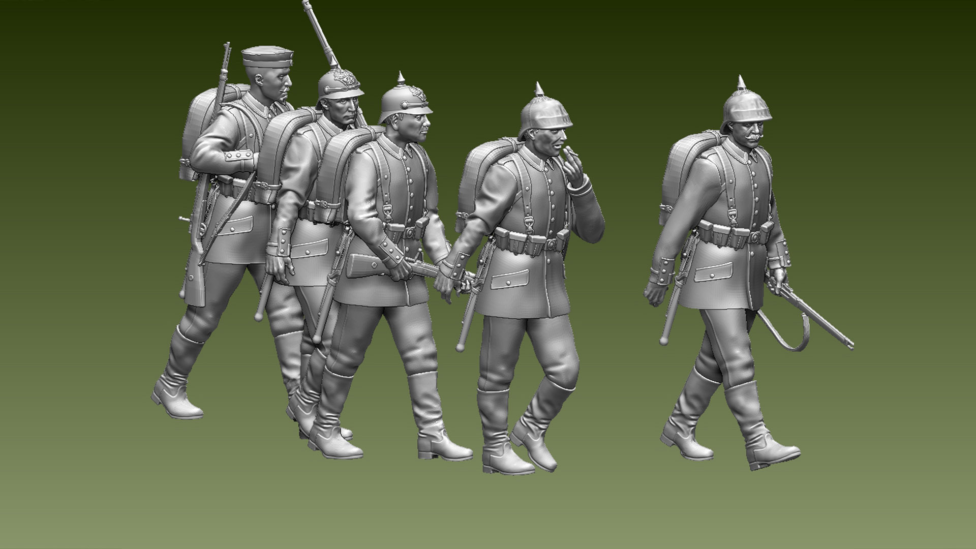독일 군인 ww1 3D 모델 - TurboSquid 1764958