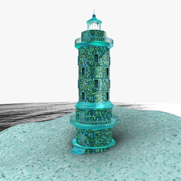 Colorful Lighthouse Modelo 3D - TurboSquid 2071398