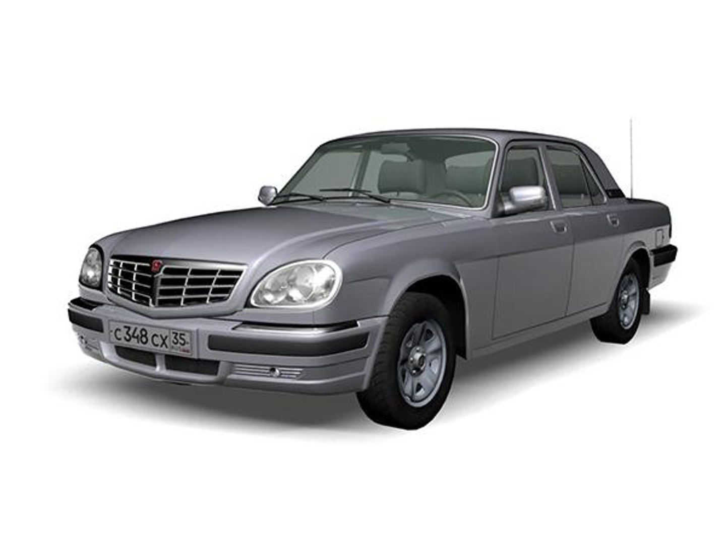 Volga Car Sedan Gaz 3d Max