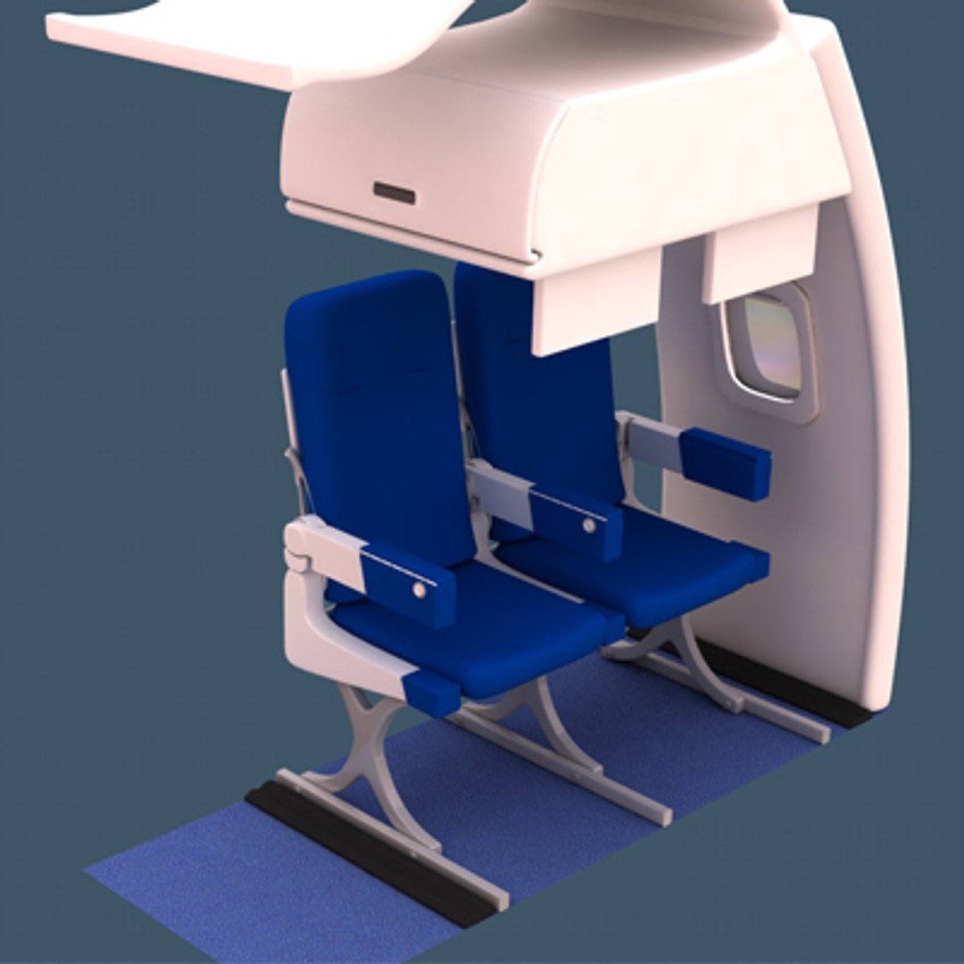 Aircraft Interior Airplane Air 3d Cob