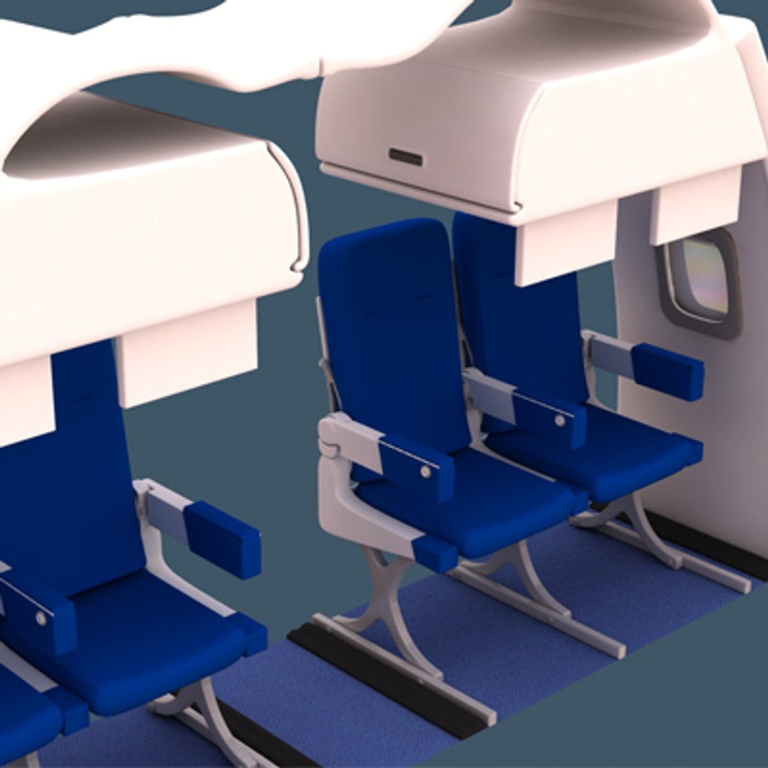 Aircraft Interior Airplane Air 3d Cob