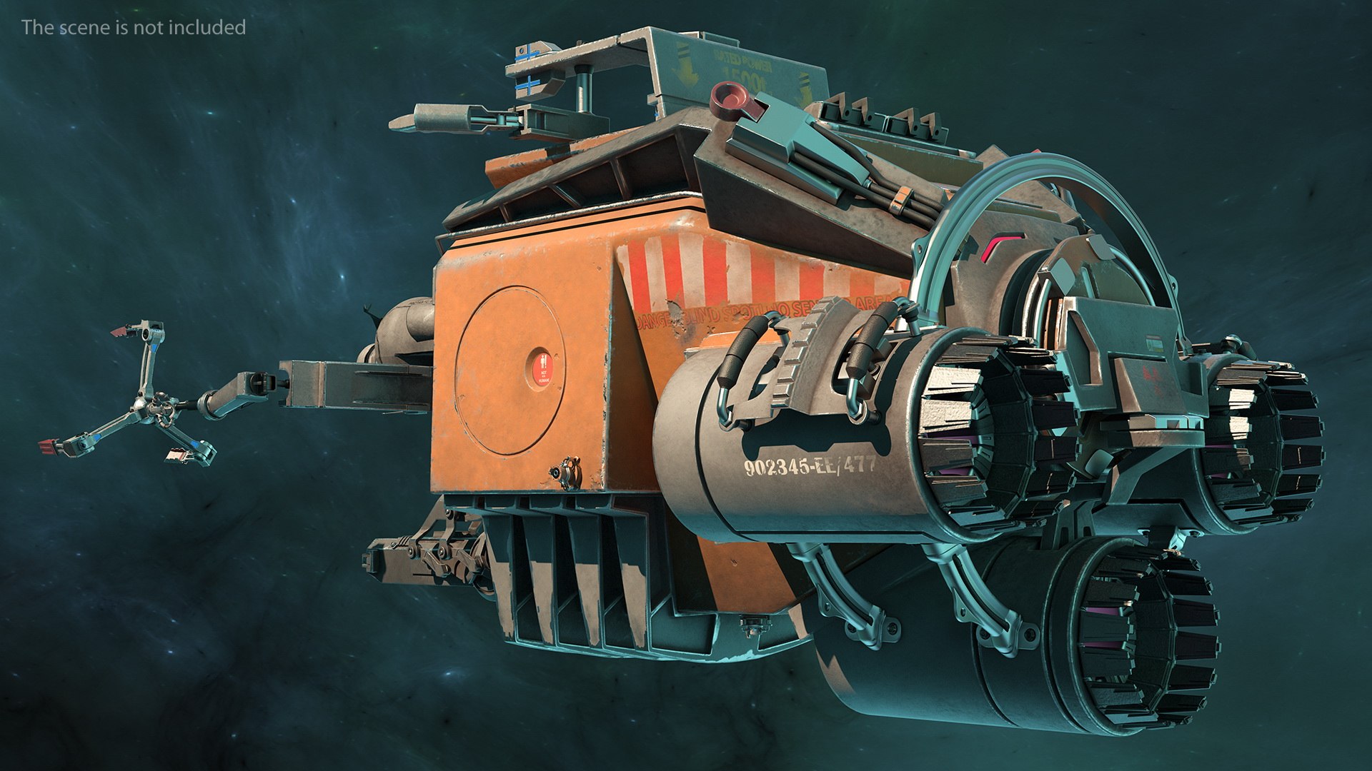 3D Sci Fi Space Debris - TurboSquid 1517768