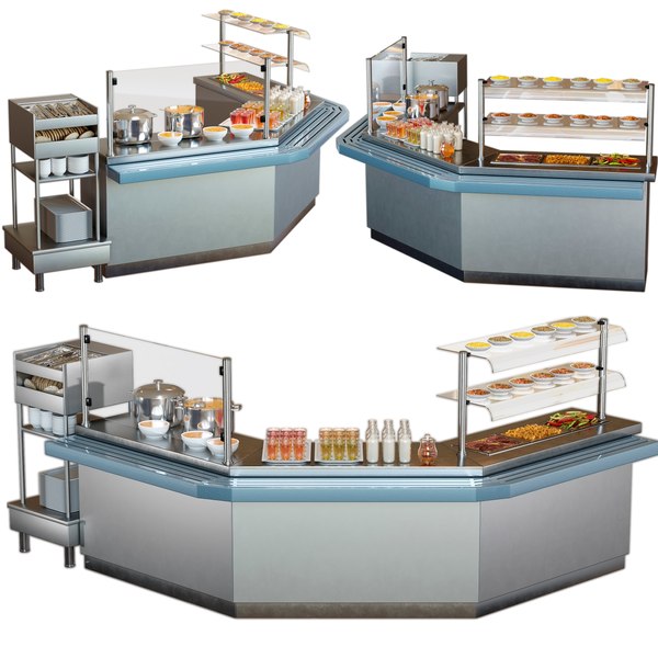 3D model food distribution line - TurboSquid 1521971