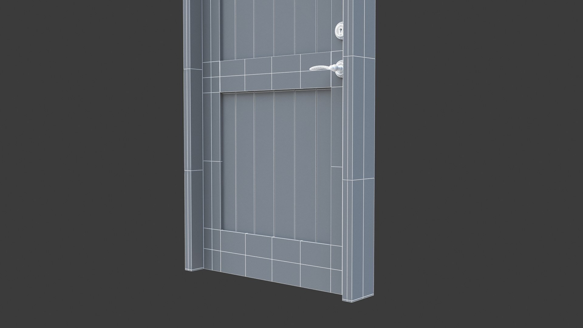 3D Castle Door 02 Low Poly Realistic Model - TurboSquid 1923538