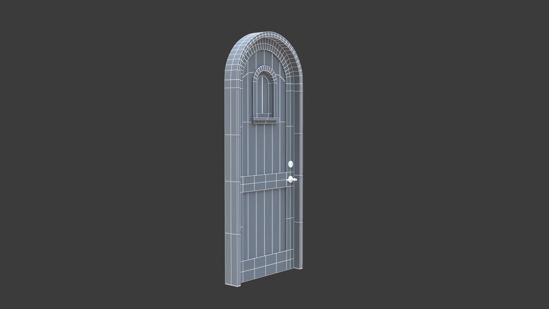 3D Castle Door 02 Low Poly Realistic Model - TurboSquid 1923538